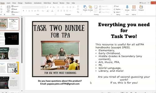 Task Two Bundle (for Most edTPA Handbooks) by Mamaw Yates | TPT