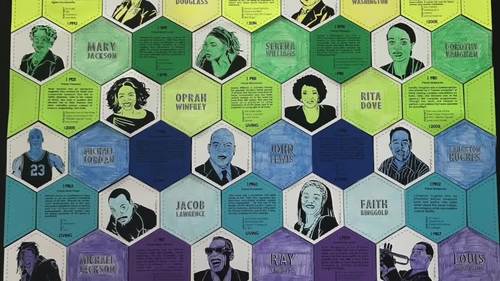 Black History Month Activity | Collaborative Biographical "Quilt" Project