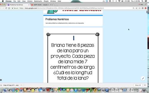Problemas de multiplicación for Google Classroom - Multiplication in ...