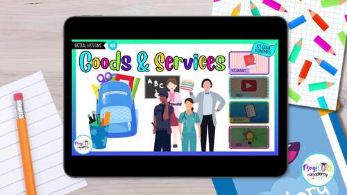 Goods & Services Digital Social Studies Video Lesson Activity & Quiz ...