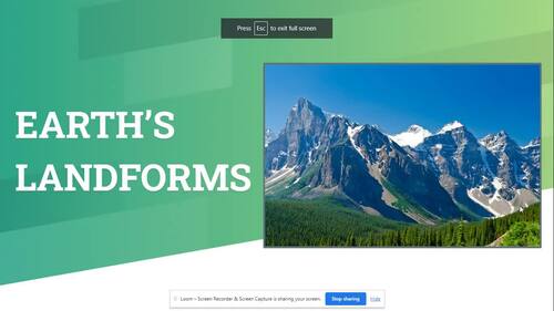 Earth's Landforms Google Slides with Pear Deck and Guided Notes | TPT
