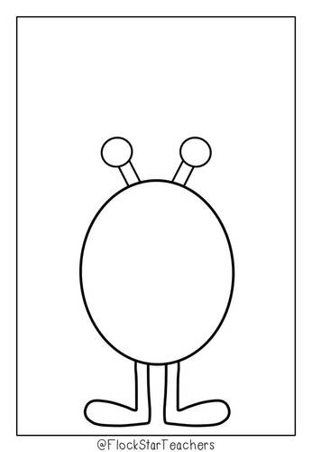 Valentine's Day Directed Drawing | Love Monster by FlockStarTeachers