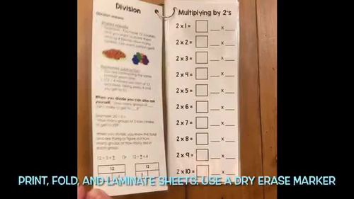 Multiplication and Division Fact Practice by Teaching with Compassion