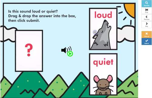 Primary Music Class Activity - Loud and Quiet Identification Game ...