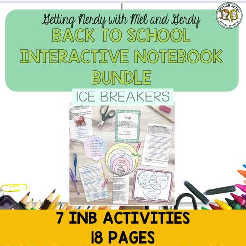 Interactive Notebook Activities for Back to School | TPT
