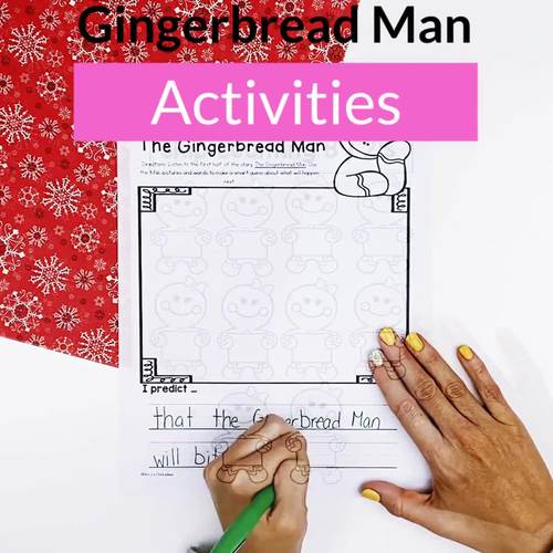 The Gingerbread Man: Writing, Phonics, Math, Crafts and More! | TPT
