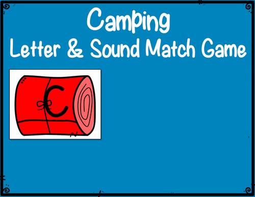 Kindergarten Camping Themed Literacy & Math Centers & Activities