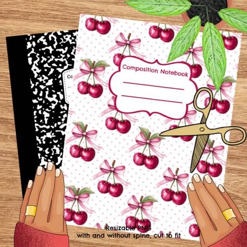 Printable Composition Notebook Book Cover Orange Fall Halloween ...