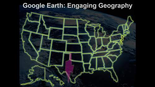 "KANSAS" GOOGLE EARTH Engaging Geography Assignment (PPT & Handouts)
