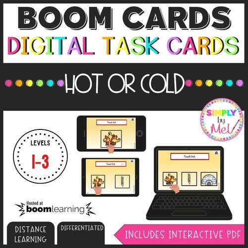 Hot or Cold l Boom Cards™ l Interactive PDF l Differentiated by Simply ...