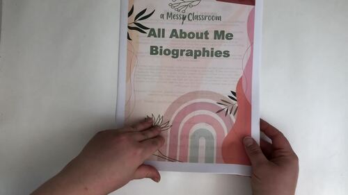 Back to School Boho All About Me Student Interview & Biography Writing ...