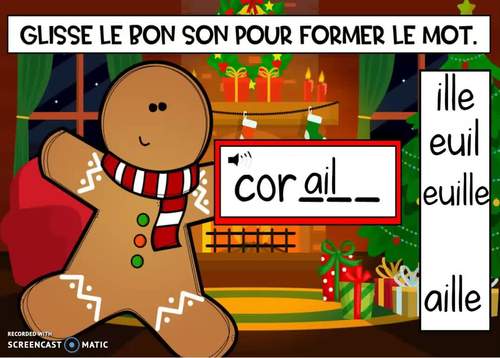 Les sons de Noël Boom Cards by Madame Soleil | TPT