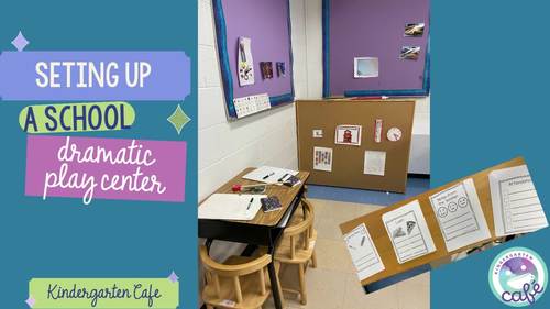 School Dramatic Play by Kindergarten Cafe | TPT