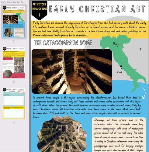 Early Christian Art: Art History Survey Fact File by Teach Art History