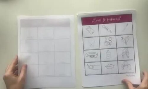 Daily Routine Vocabulary (La Rutina Diaria) Label & Activity Pages