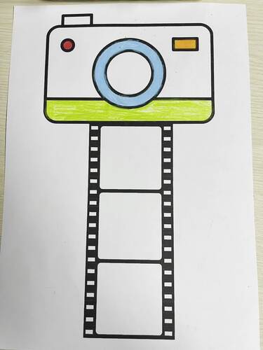 Camera Craft Worksheet (for Kindergarten 1 - Grade 3) by Happy Hands ...