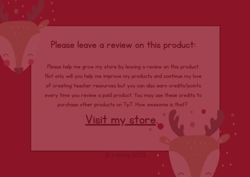 Christmas Bunting Banner Posters and Winter Classroom Door Decor Display