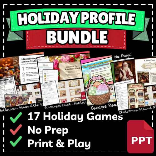 Holidays Escape Room Bundle K–3 | Valentine’s Day Women’s History 9/11 ...