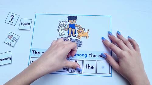 Prepositions Vocabulary Cards Activities Worksheets Special Education ESL