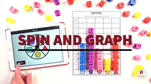 Graphing Activities with Digital Spinners (Digital and Print) | TPT