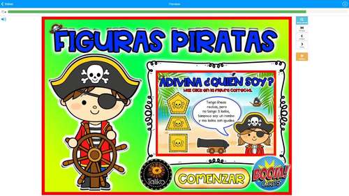 Figuras Piratas (Boom Cards) by Taliko | TPT