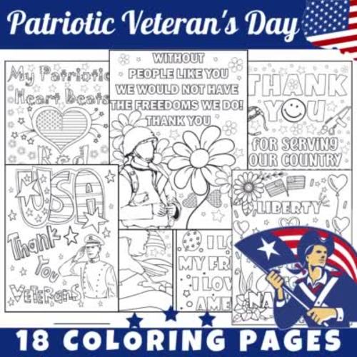 Veterans Day Coloring Pages | Veterans Day thank you letter | Patriotic ...