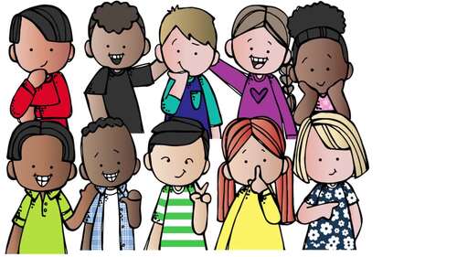 Kidlette Halfsies clip art kid clip art COMBO PACK by Melonheadz Clipart