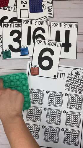 Counting Numbers Beginning of the Year Kindergarten Math Center | TPT