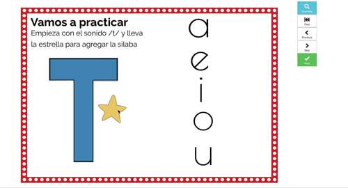 Fonema /t/- Spanish Articulation /t/- Boom Cards by Dos Languages Therapy