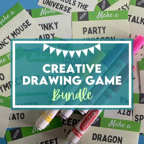 Open Ended Drawing Games and Activities Bundle by Princess Artypants