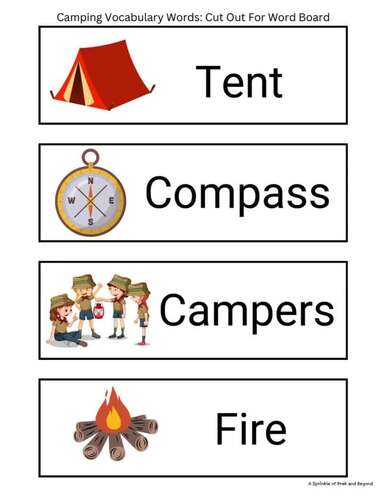 Camping Theme Activity Pack- Literacy, Mini-Book, Counting & Creative ...