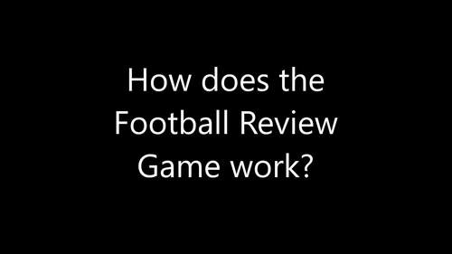 FOOTBALL Super Bowl Review Game Google Slides Template For any subject ...