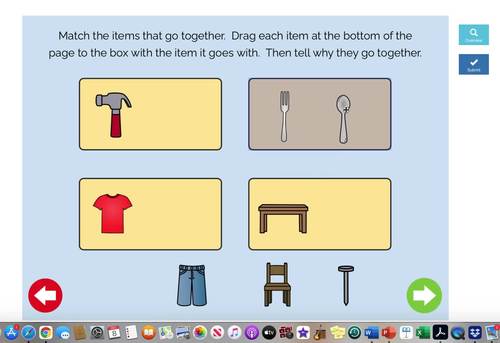 Speech Theray Boom Cards No Print Language Associations by The Speech Zone