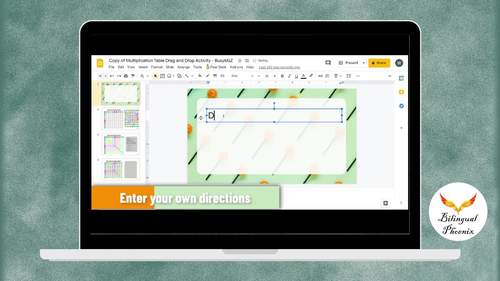 Interactive Multiplication Practice Chart - Digital Editable Times ...