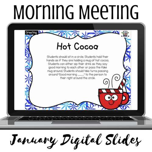 Morning Meeting January *Greetings, Sharing, Activities & Message ...