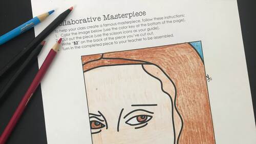 The Mona Lisa by Leonardo Da Vinci Collaboration Poster | Art History ...