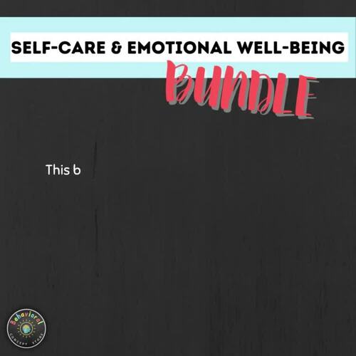 Boost your wellbeing: Personal Hygiene Self-Care Workbook | TPT