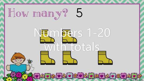 Math Routine Dot Card Slides for Spring by Paperclips and Glue Sticks