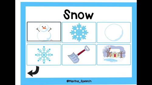 Speech Trials - Winter Theme for Boom Cards™ by Martha Speech | TpT