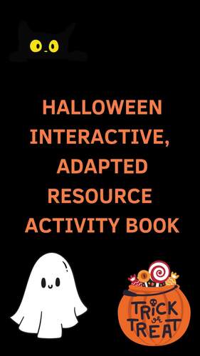Halloween Fill an Order Writing Sentences Adaptive Interactive Activity ...