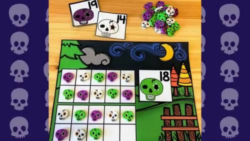 Halloween Mini Eraser Math Activities by Herding Kats in Kindergarten