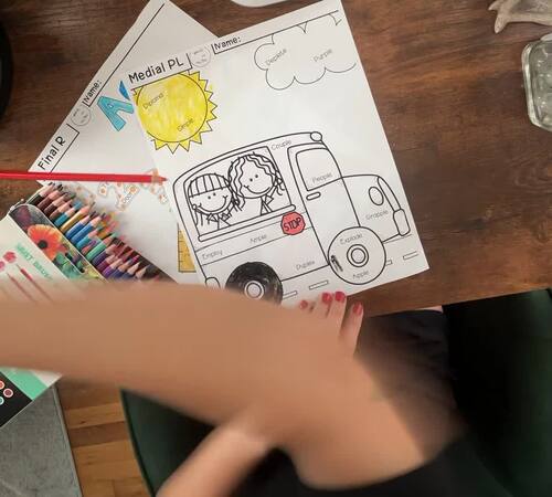 Consonant Blends Articulation Coloring Sheets | Back to School | TPT