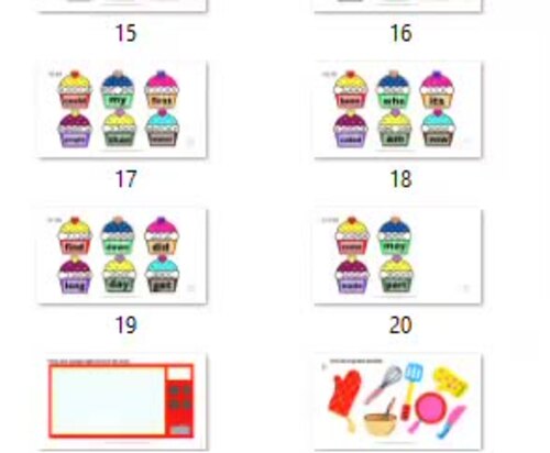 Sight Word Cupcakes - Fry's First 100 Words by Penny Saving Mum | TPT