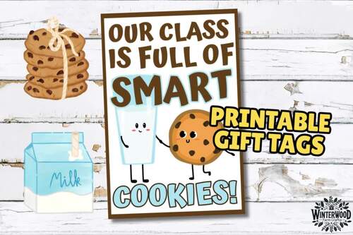 Smart Cookies Back to School Printable Tags | Classroom Student Welcome