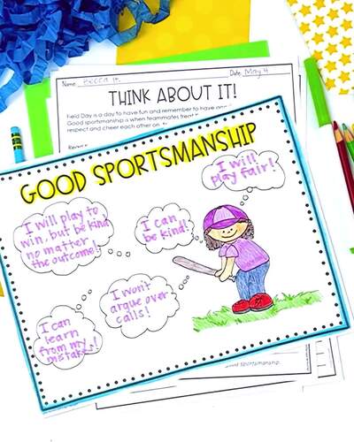 Field Day Activities Word Search Coloring Reading Passages Writing Math