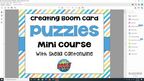 Interactive Puzzle Boom Cards Mini Course | Design Fun Digital Task ...