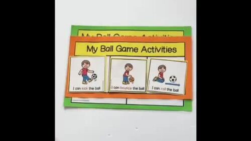 GROSS MOTOR BALL ACTIVITIES Visual Supports Toolkit Autism & Special Ed