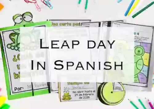 Leap Day in Spanish | Año bisiesto by Ms Herraiz | TPT