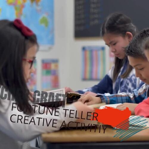 Advent Story Starters - Christmas Writing Prompts Fortune Teller Cootie ...