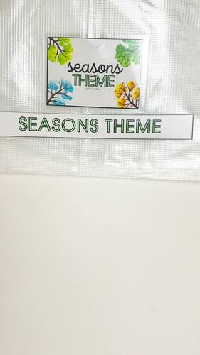 SEASONS Themed Speech Therapy Activities for Mixed Groups by Speech Cube